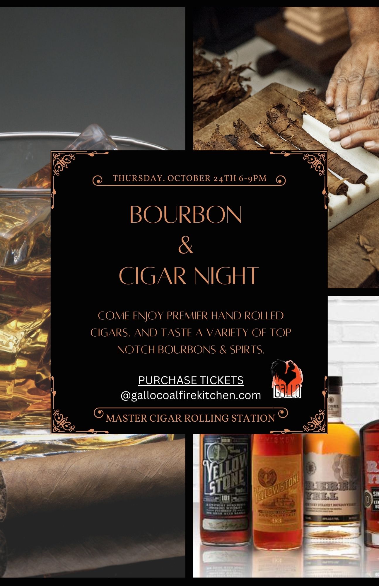 Bourbon & Cigar Night @ Gallo | Gallo Restaurants | Gallo Family ...