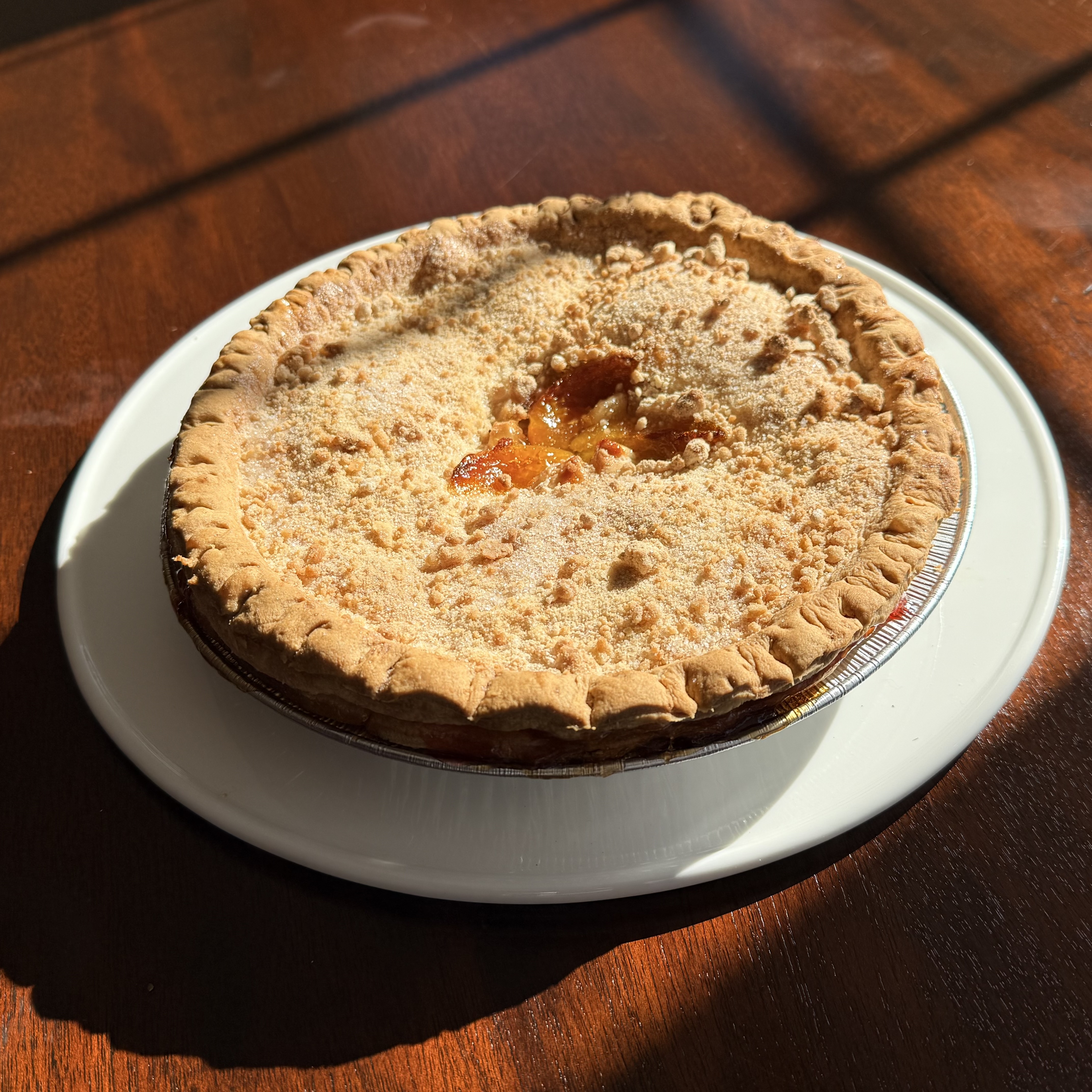 Peach Caramel Pie 10” | Baguette Republic | Wholesale Artisan Bakery in ...