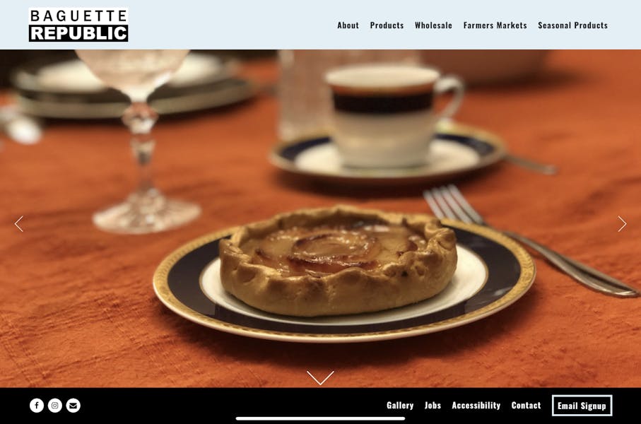 New Website Launched | Baguette Republic | Wholesale Artisan Bakery in ...