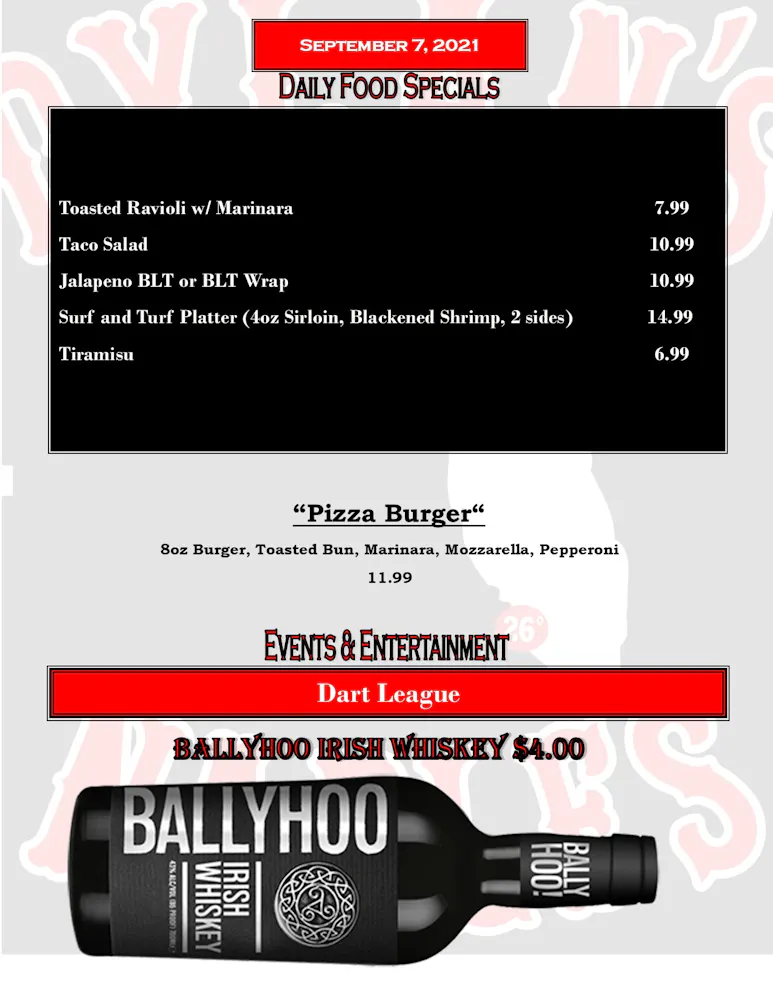 Menus | Dylan's Drafthouse