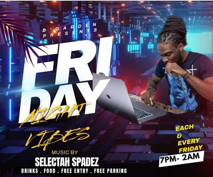 Friday Night Vibes | D'Garden Caribbean Bar & Grill | Caribbean ...