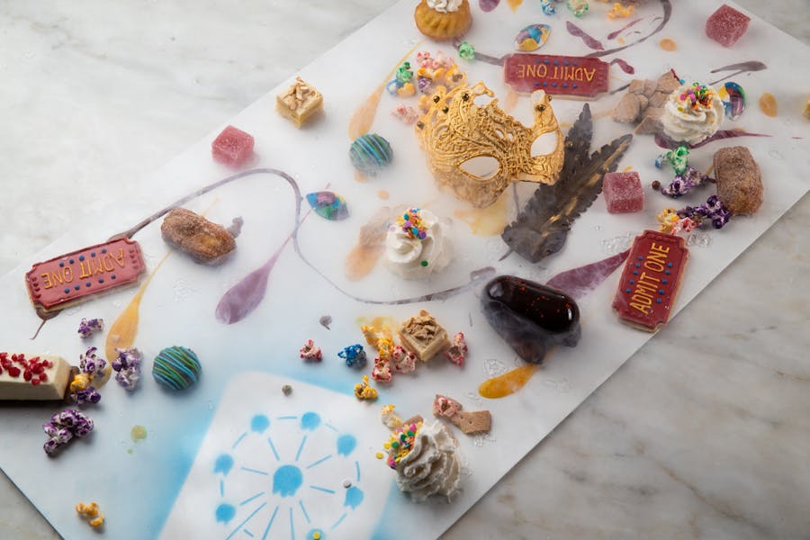 Carnival Around the World Dessert Graffiti | The Bazaar by José Andrés