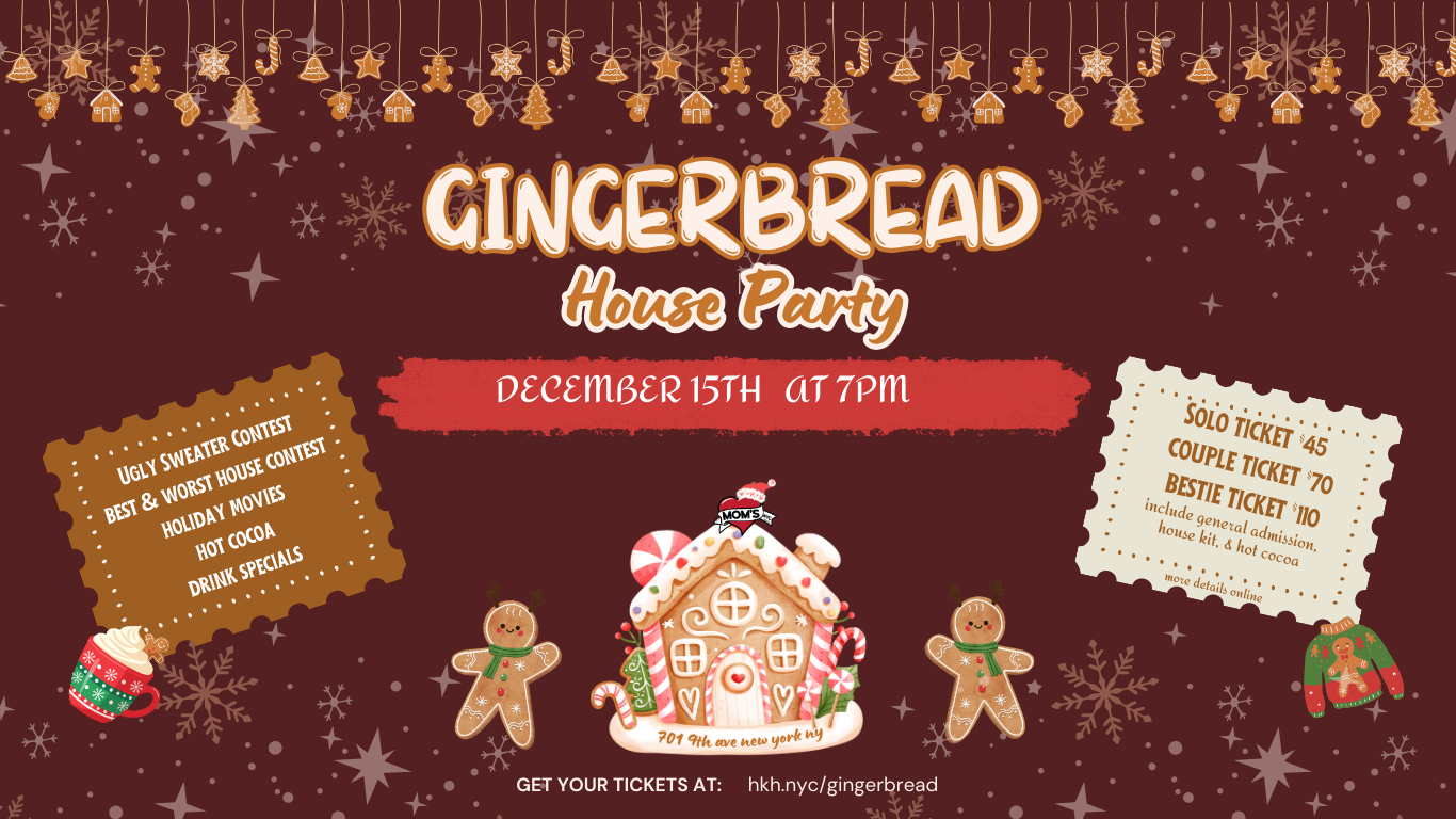 Gingerbread House Making Party- Midtown | Mom's Kitchen & Bar ...
