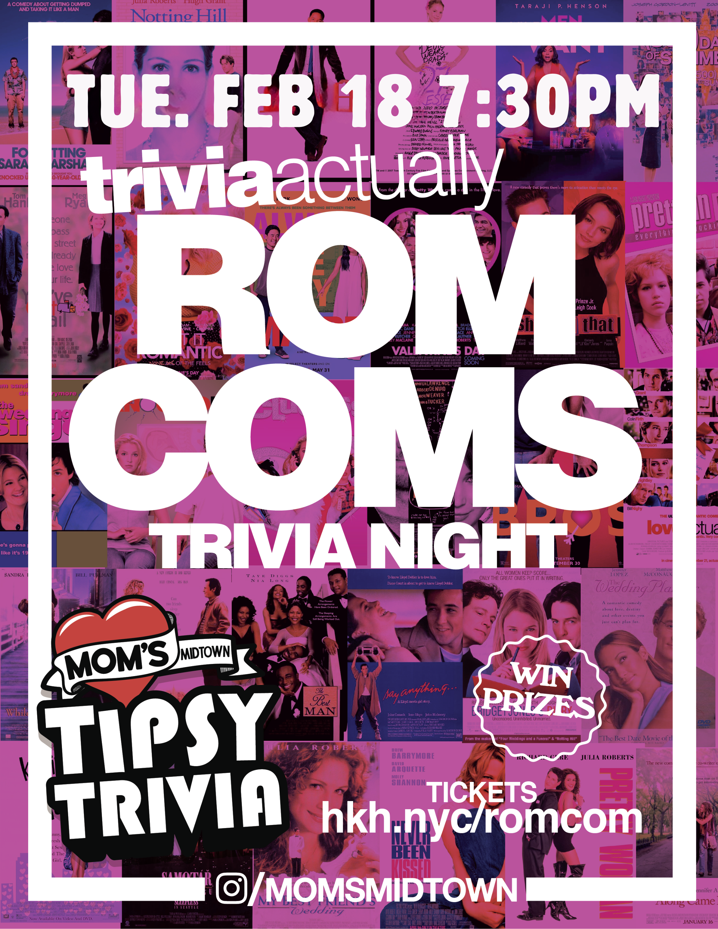 Rom Coms Trivia Night @ Mom's Midtown | Mom's Kitchen & Bar | American ...