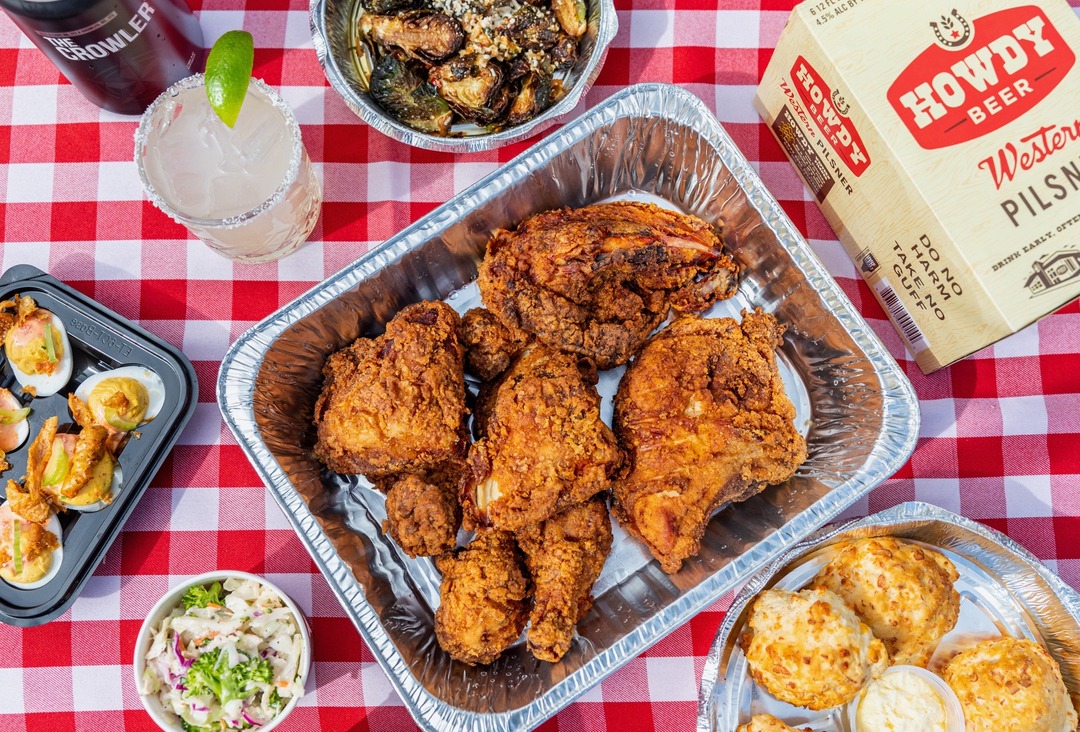 Page title: The Post – Longmont, CO Menu: Fried Chicken and Comfort Food