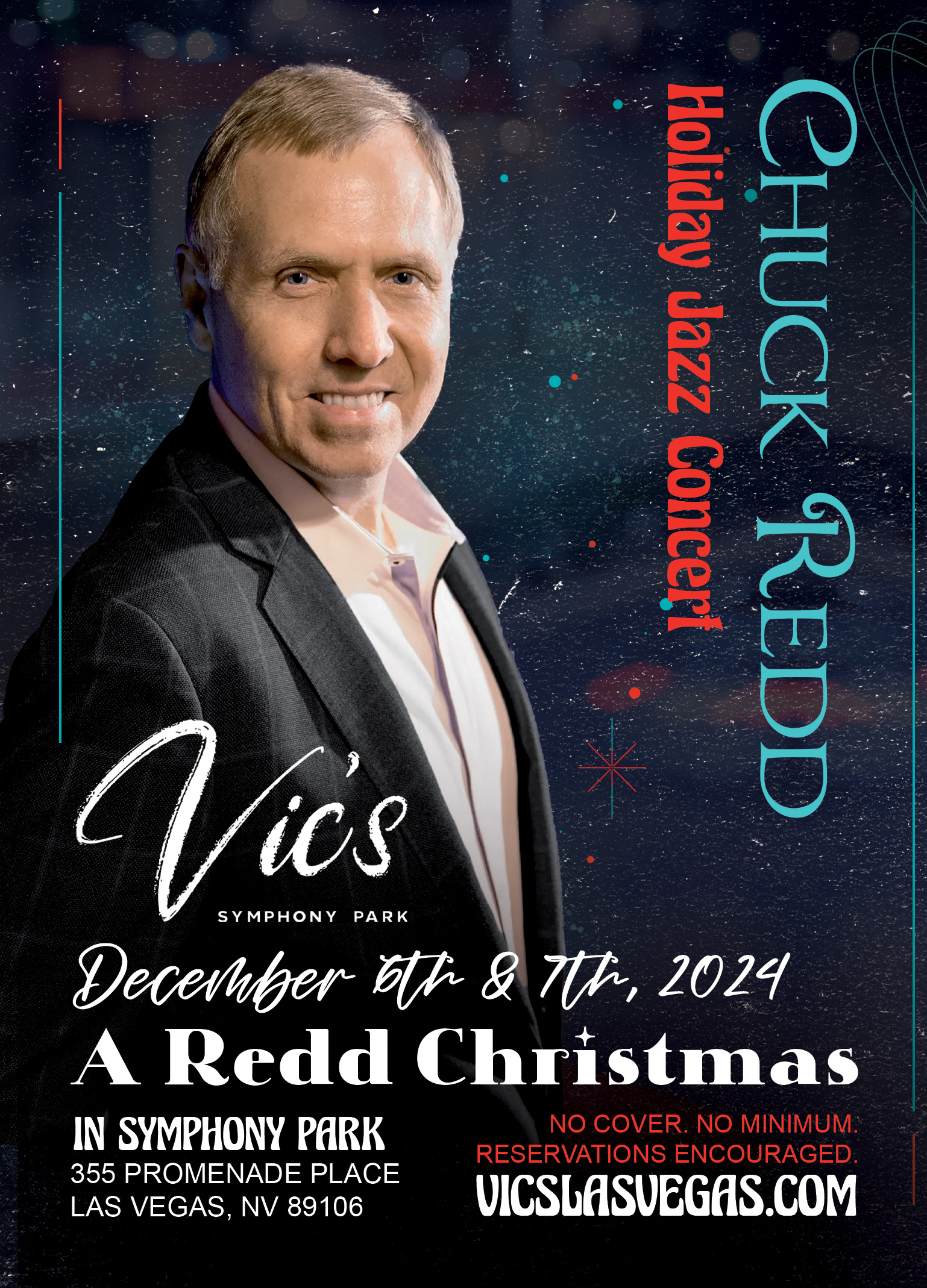 ‘A Redd Christmas’ with Chuck Redd – Night One | Vic's | American ...