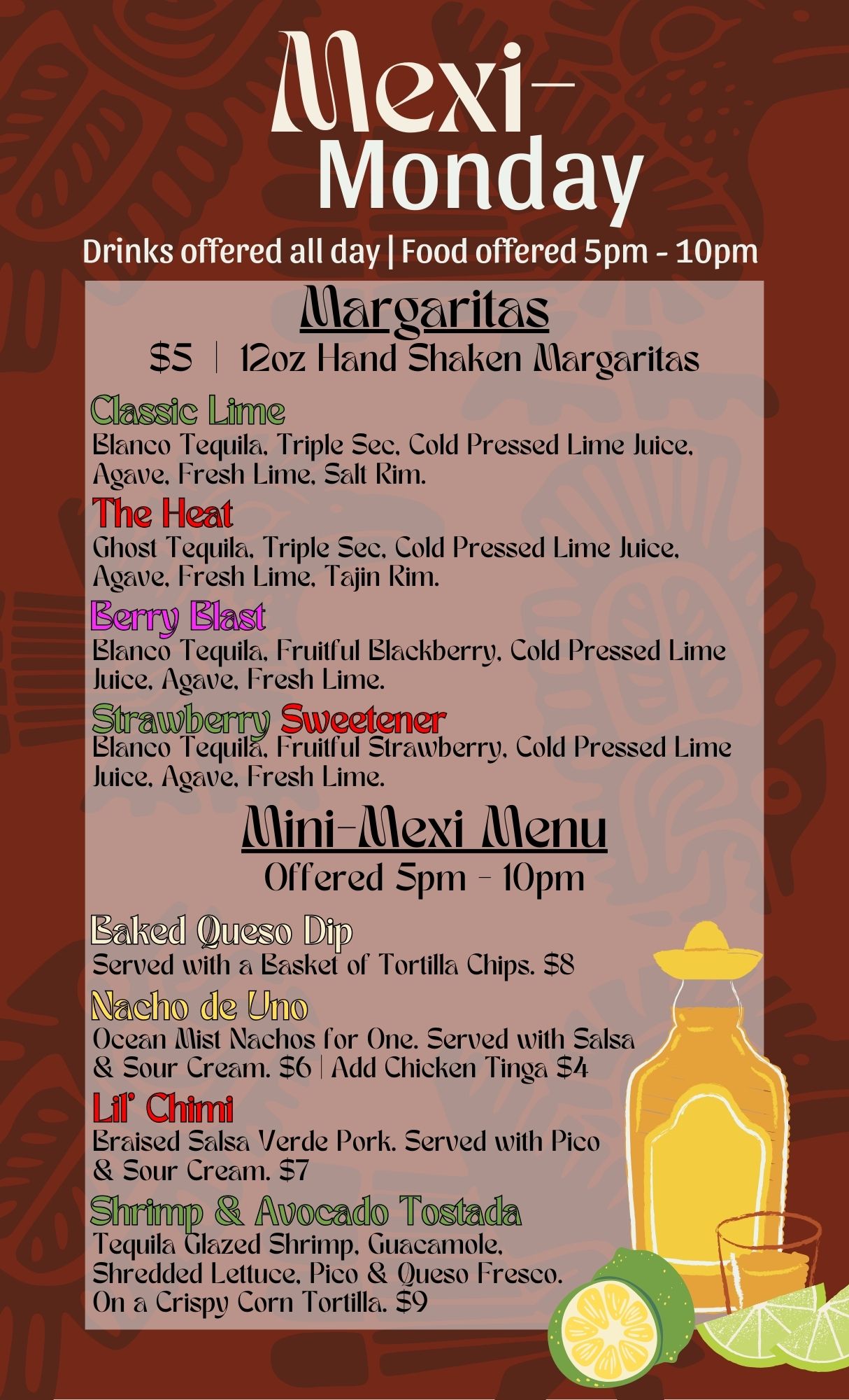 Mexi-Monday | Weekly Special Menu