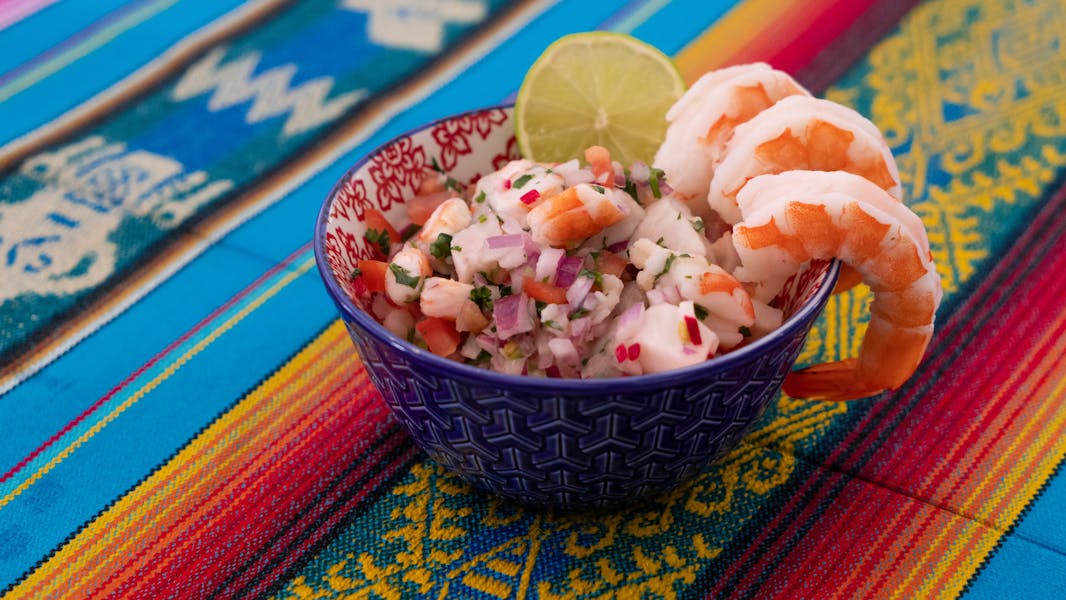 Shrimp Ceviche With Tostones (Dominican/Cuban) | Urban Prime | Gourmet ...