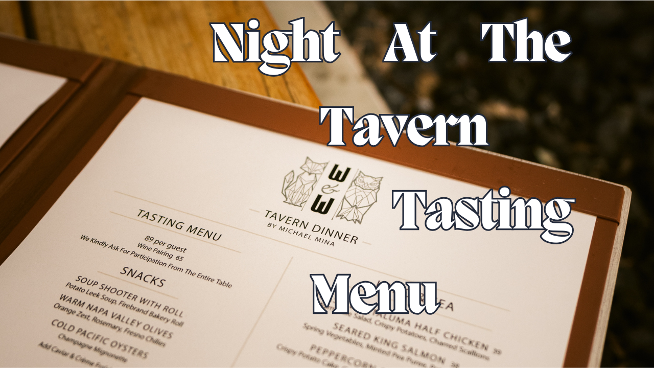 Night at the Tavern Tasting Menu | Wit and Wisdom | American Restaurant ...