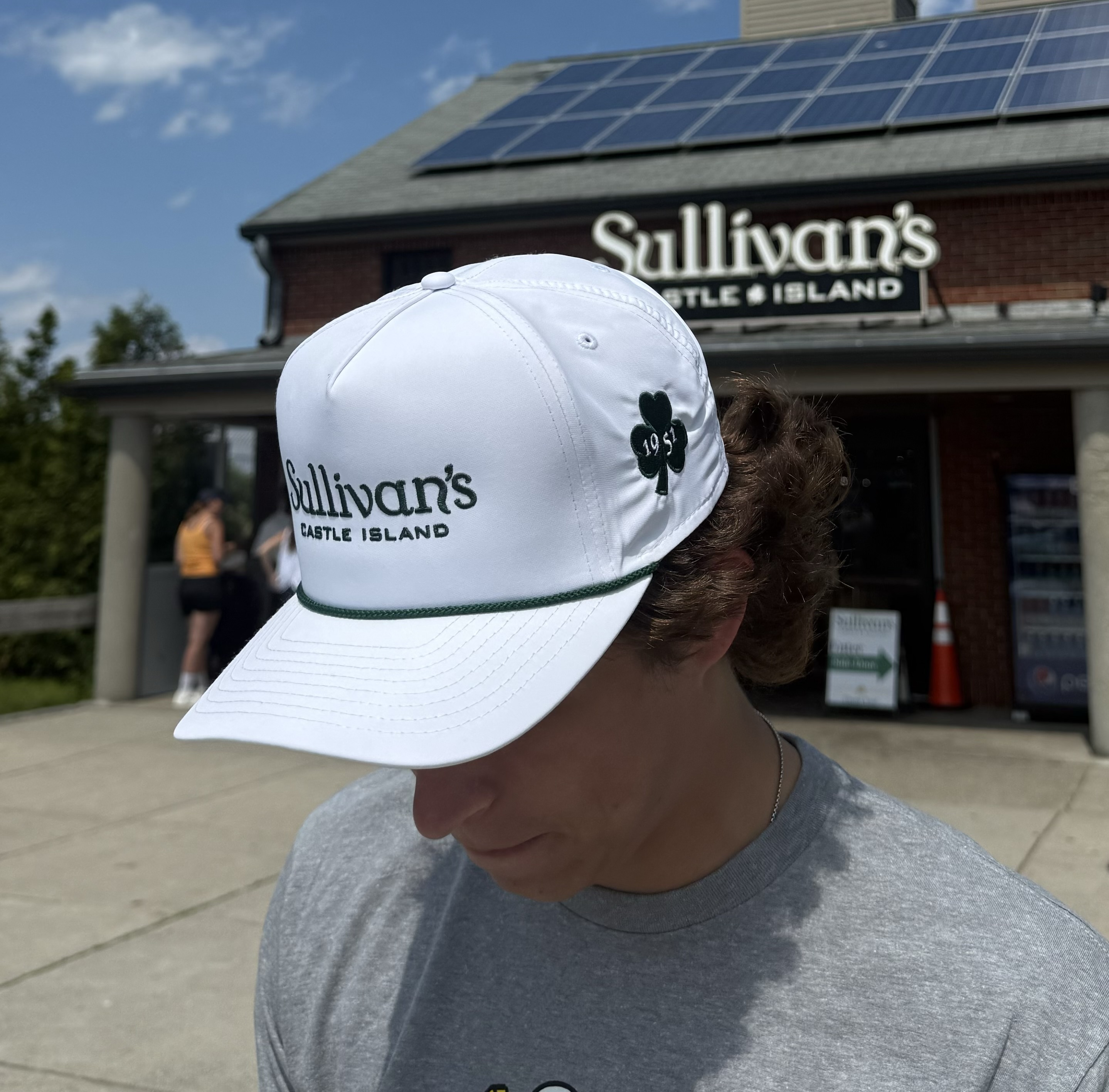Sullivan's Classic White Hat with "1951" Shamrock on the side ...