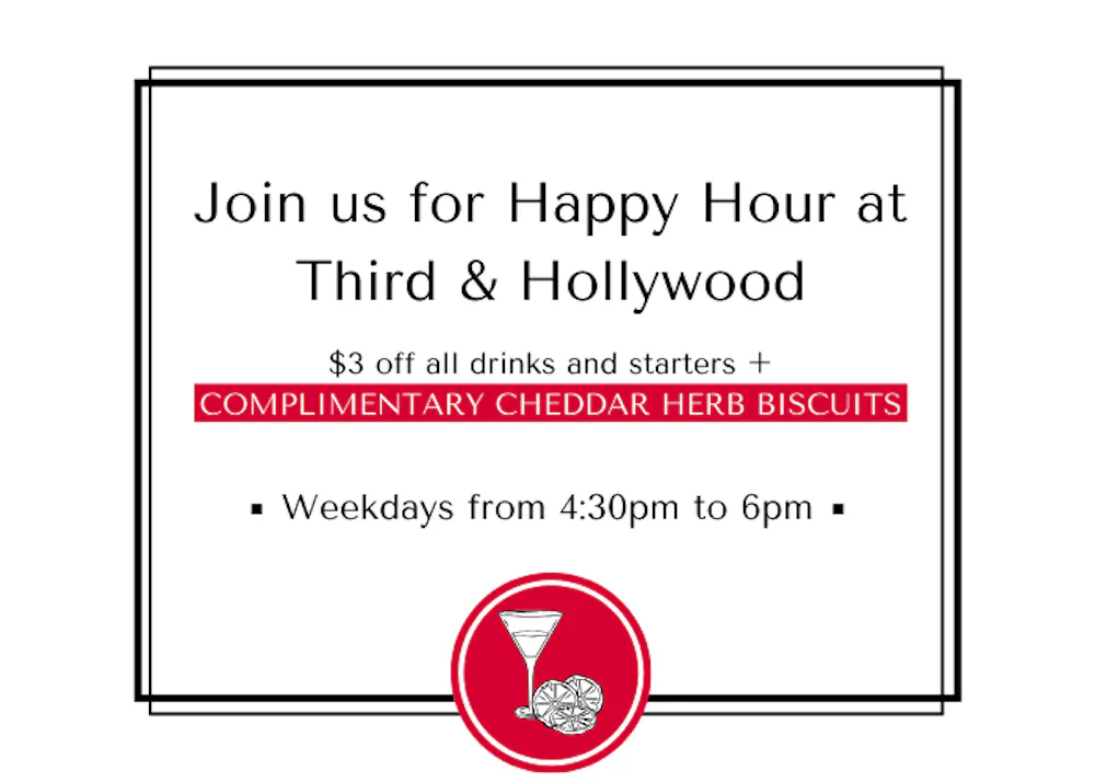 Menus | Third & Hollywood