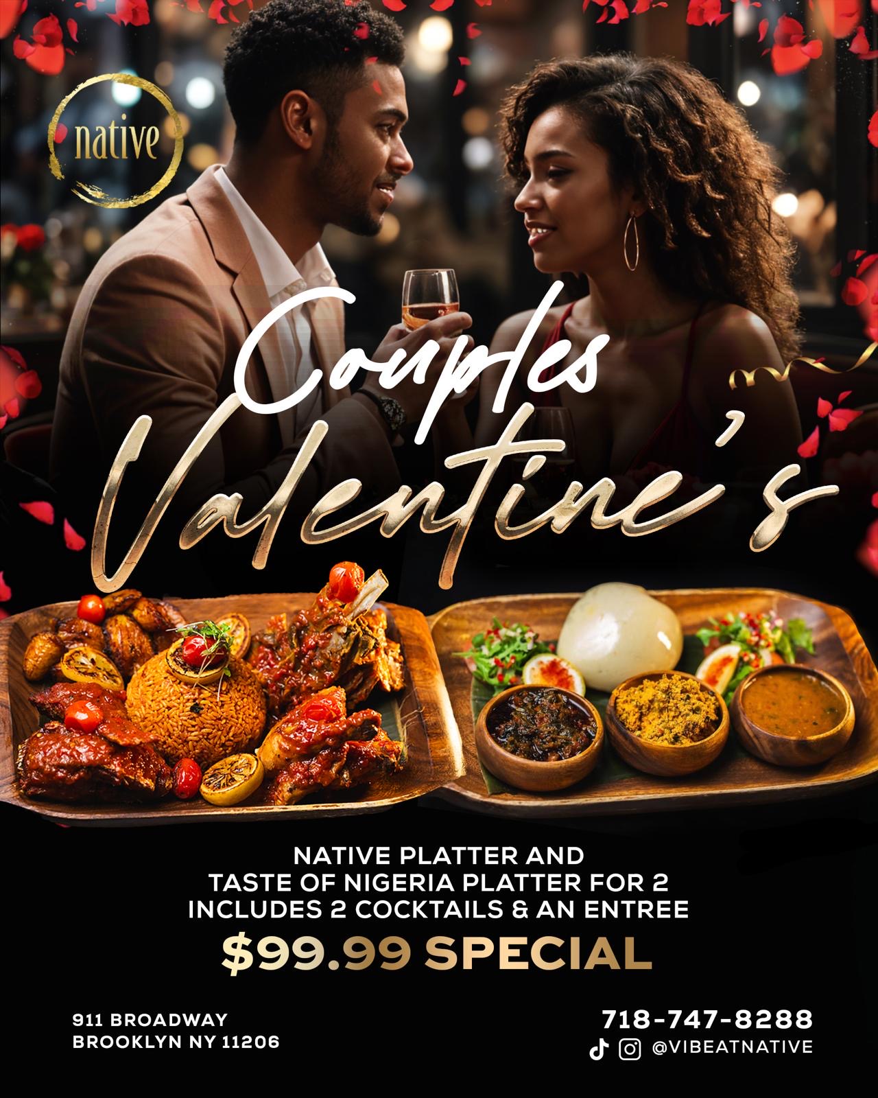 Menus | Native Restaurant & Lounge in Brooklyn, NY