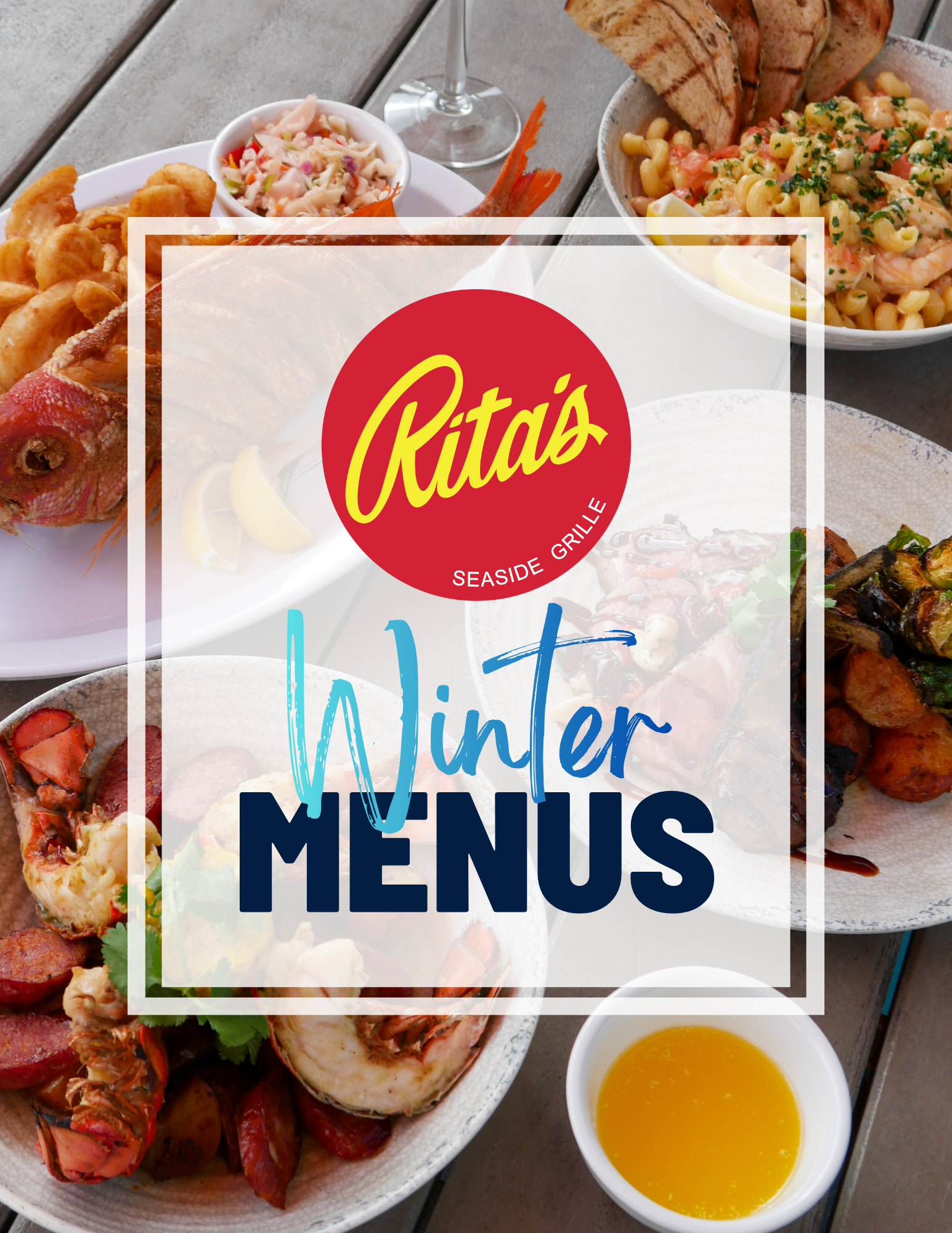 Rita's Winter 2025 Menus, including our Endless Happy Hour
