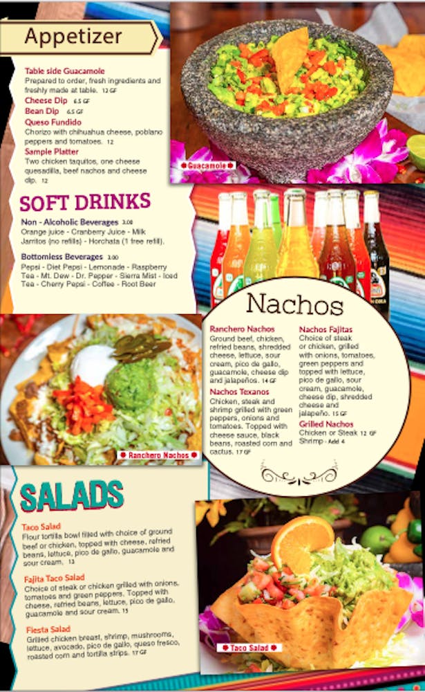Menus | Los Rancheros