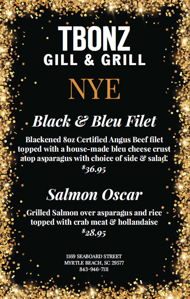 NYE @ TBONZ! | TBonz Gill & Grill