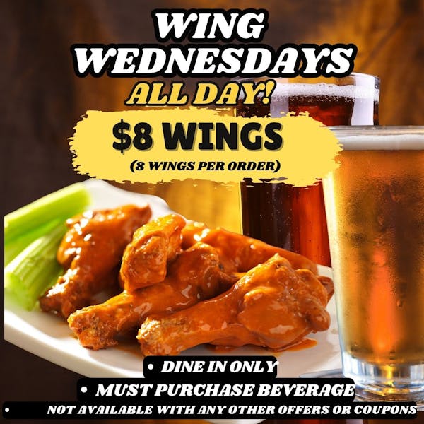 Wing Wednesdays! | Scoreboard Bar & Grill