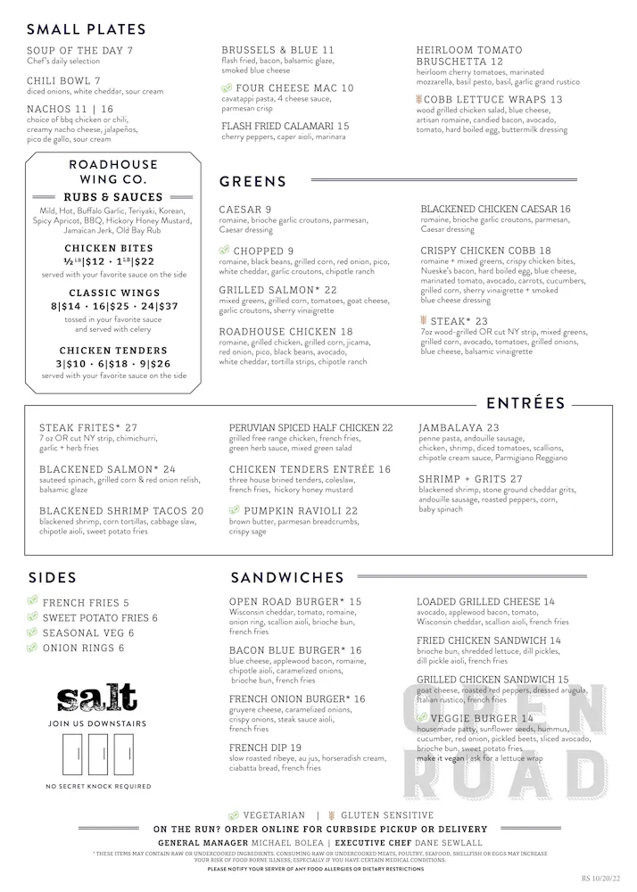 Rosslyn | Hours + Location | Open Road