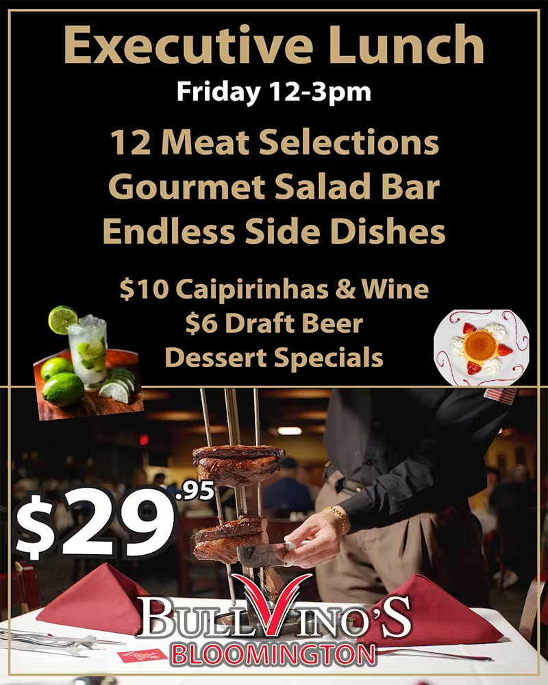 Menus | Bullvino’s Brazilian Steakhouse | Churrascaria