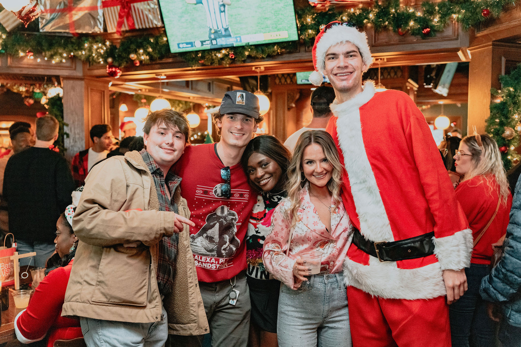 SANTA BAR CRAWL 2024 | Mercat Bistro | French Restaurant in Dallas, TX