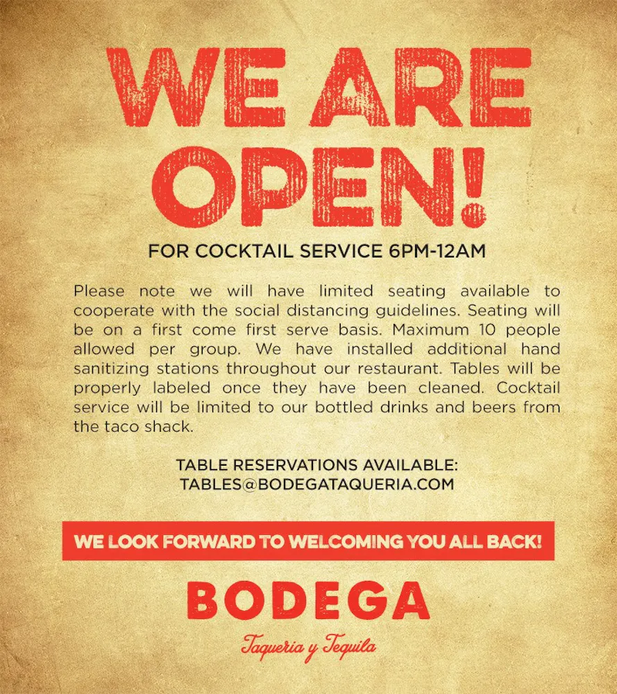 Bodega Taqueria y Tequila