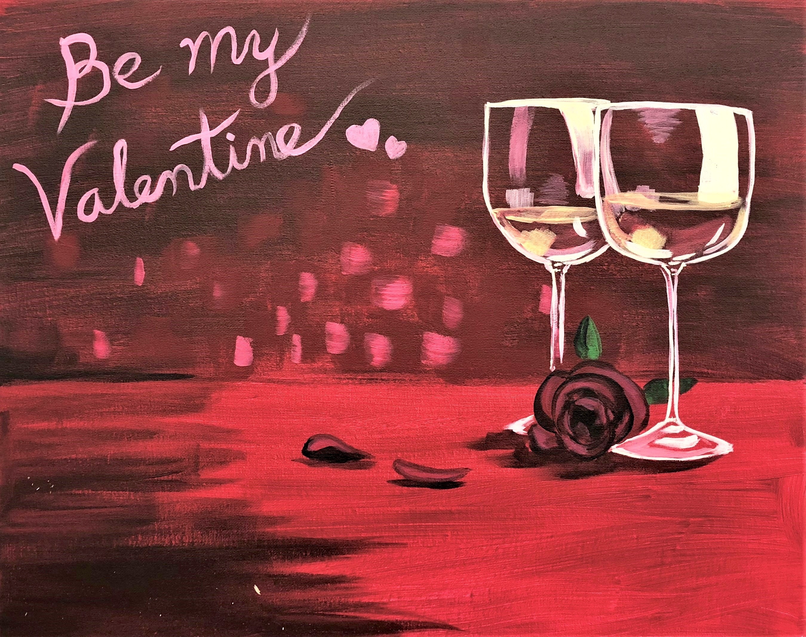 Sip & Paint, Valentine's Date! | Vista at the Top | Restaurant & Bar in ...