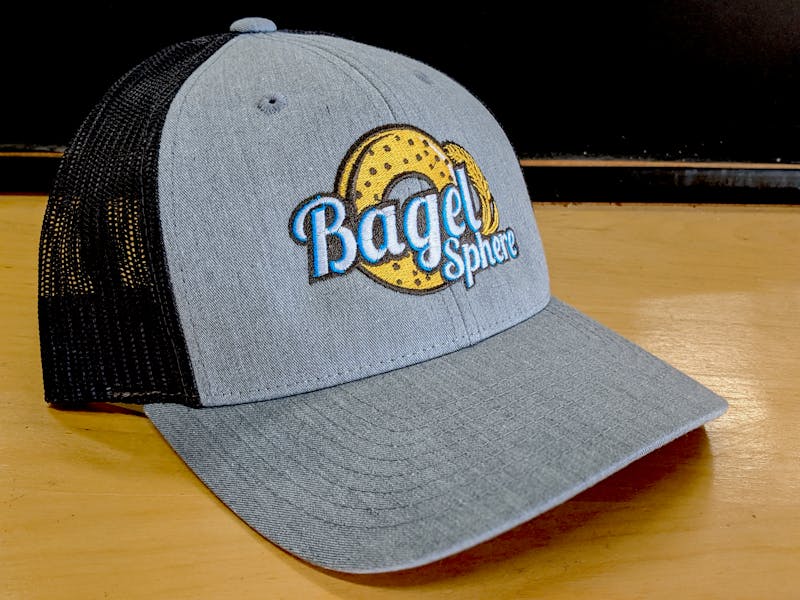 Snapback Cap - Black & Gray | Bagel Sphere