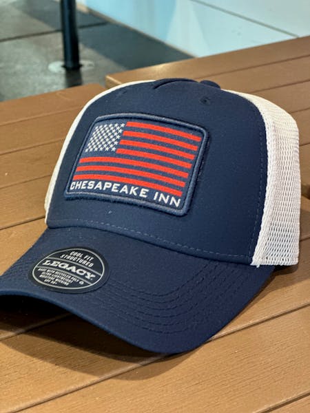 USA Flag Hat | Chesapeake Bay Restaurants | Chesapeake Inn Restaurant & Marina