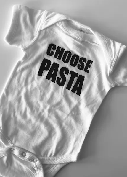 Choose Pasta Onesie | Misi New York