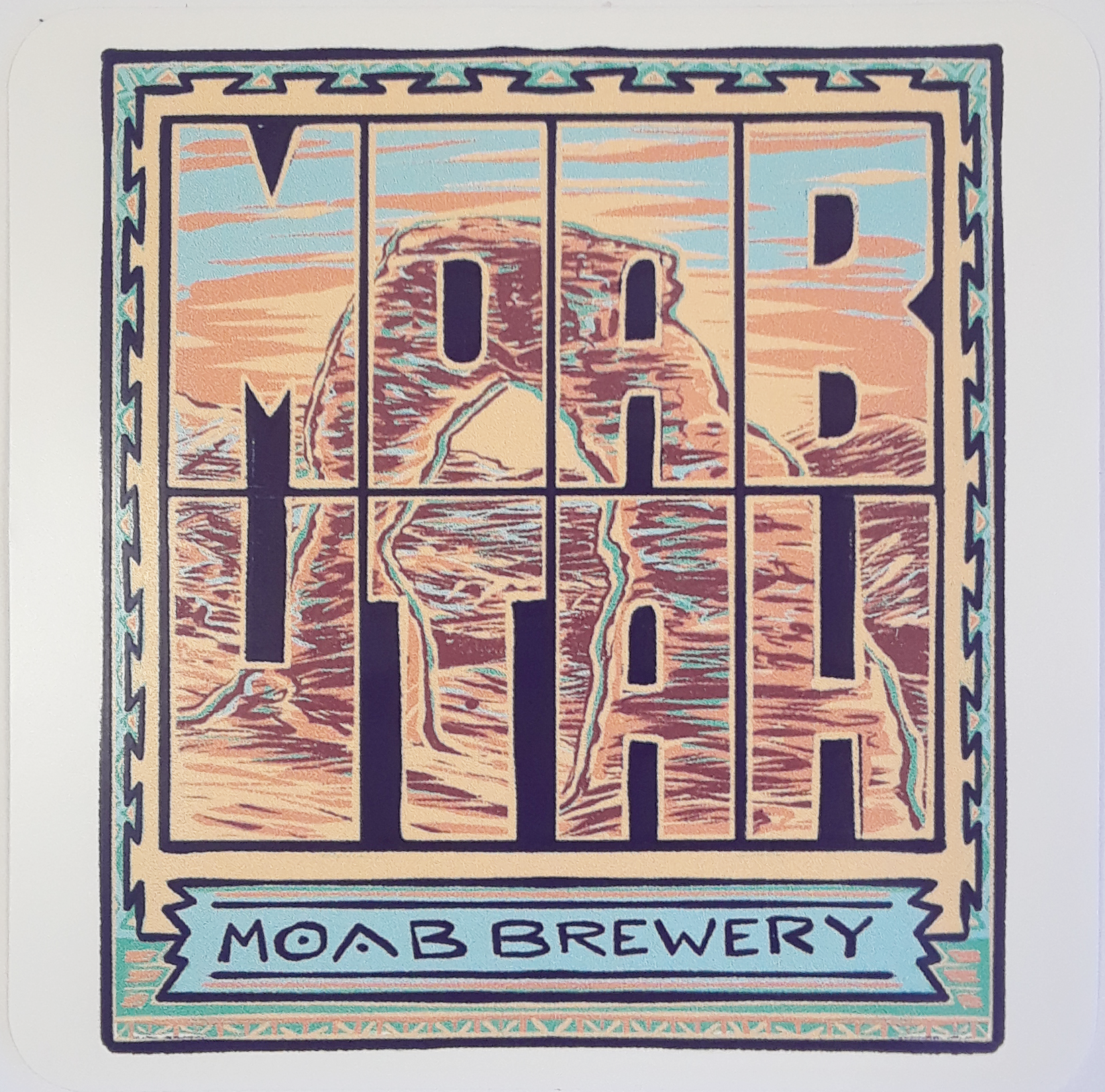 Moab Utah Logo Sticker | Moab Brewery in Moab, UT