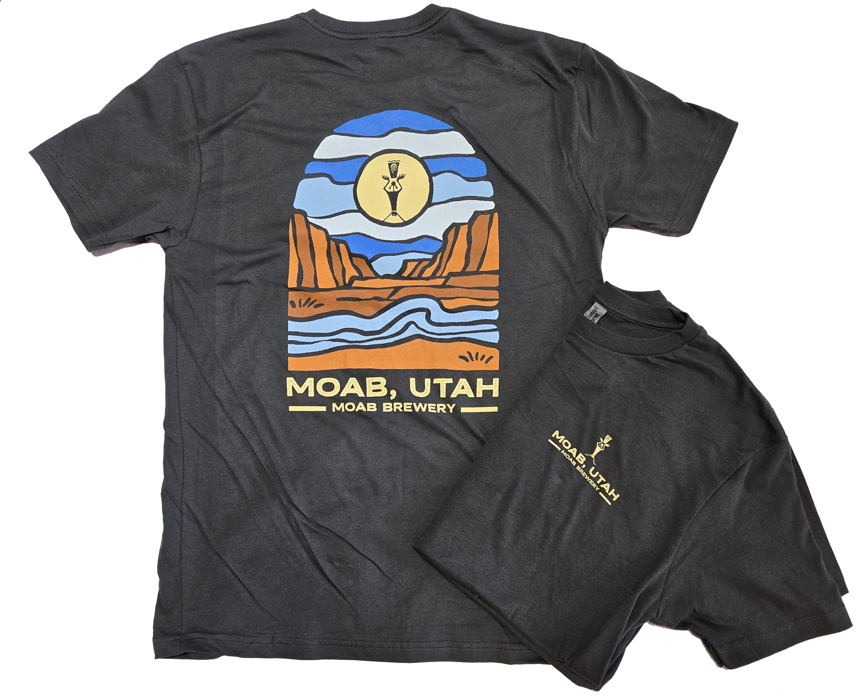 Colorful Landscape Short Sleeve Tee | Moab Brewery in Moab, UT