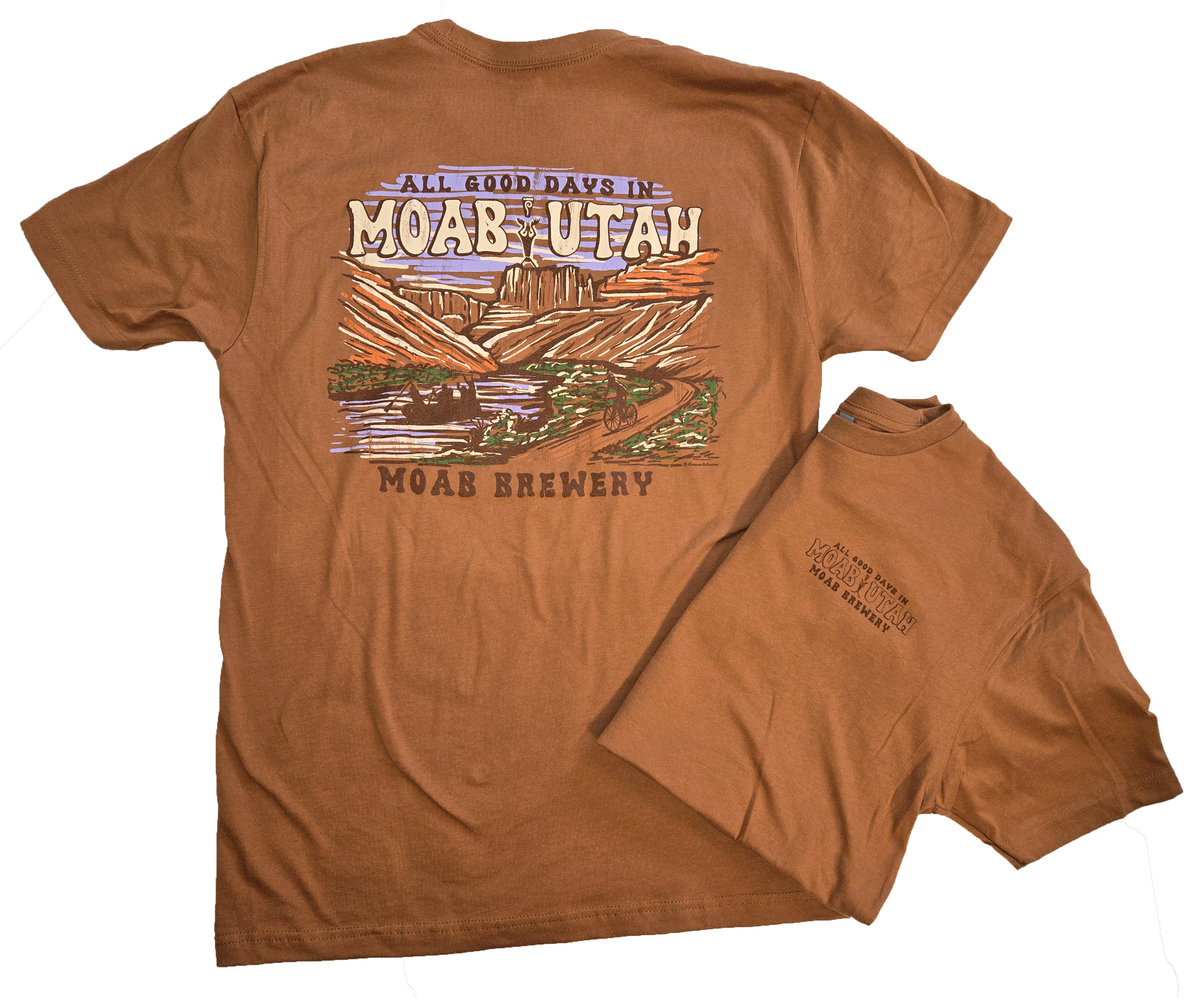Scenic Valley Short Sleeve Tee (On Sale) | Moab Brewery in Moab, UT