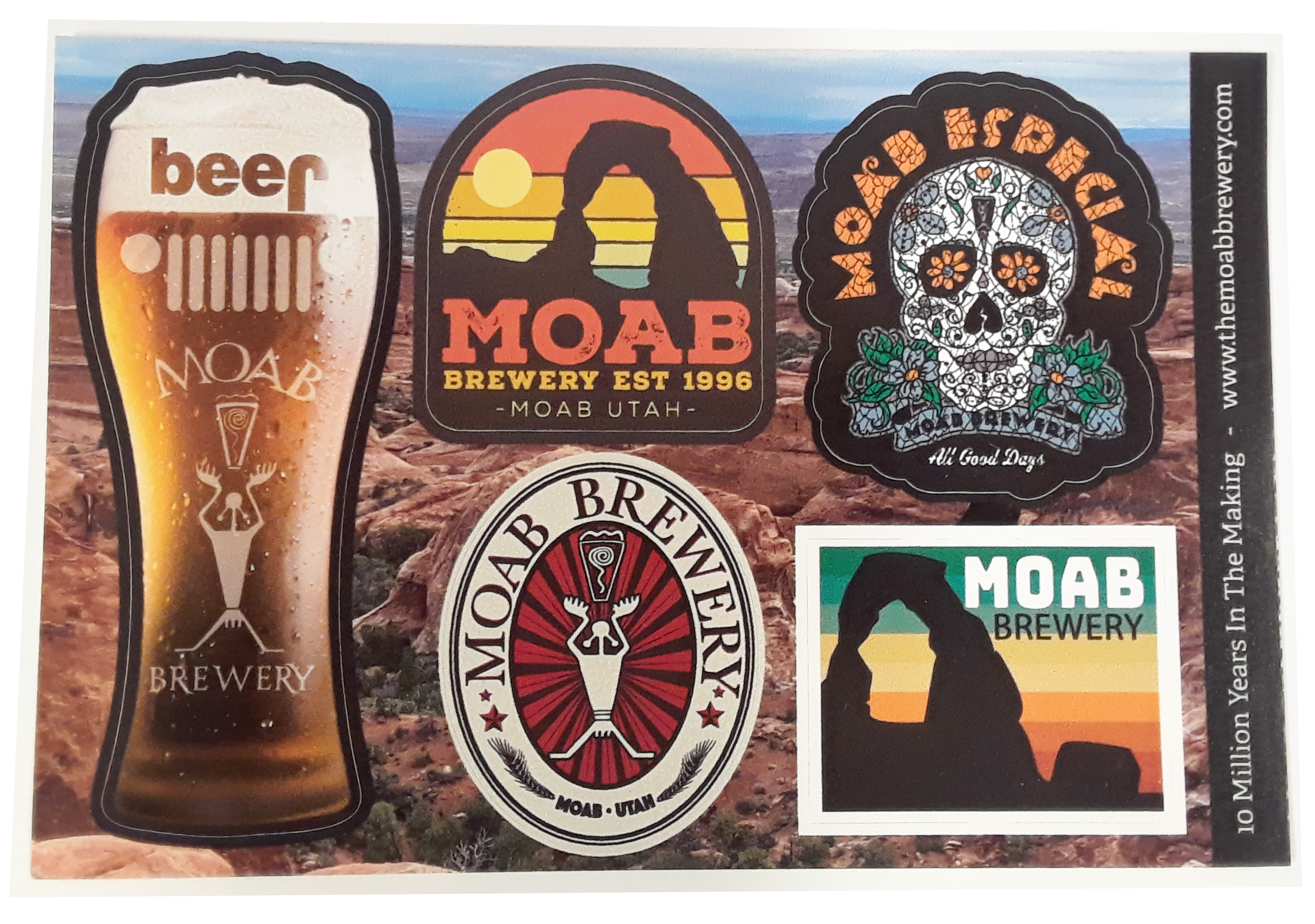 Sticker Sheet | Moab Brewery in Moab, UT
