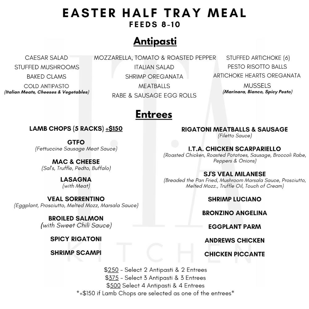 Menus | ITA Kitchen in New York