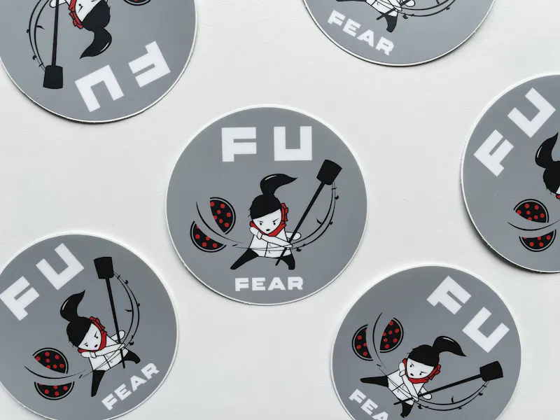 F U Fear Sticker | Pizzeria Lola | Pizza Restaurant in Minneapolis, MN