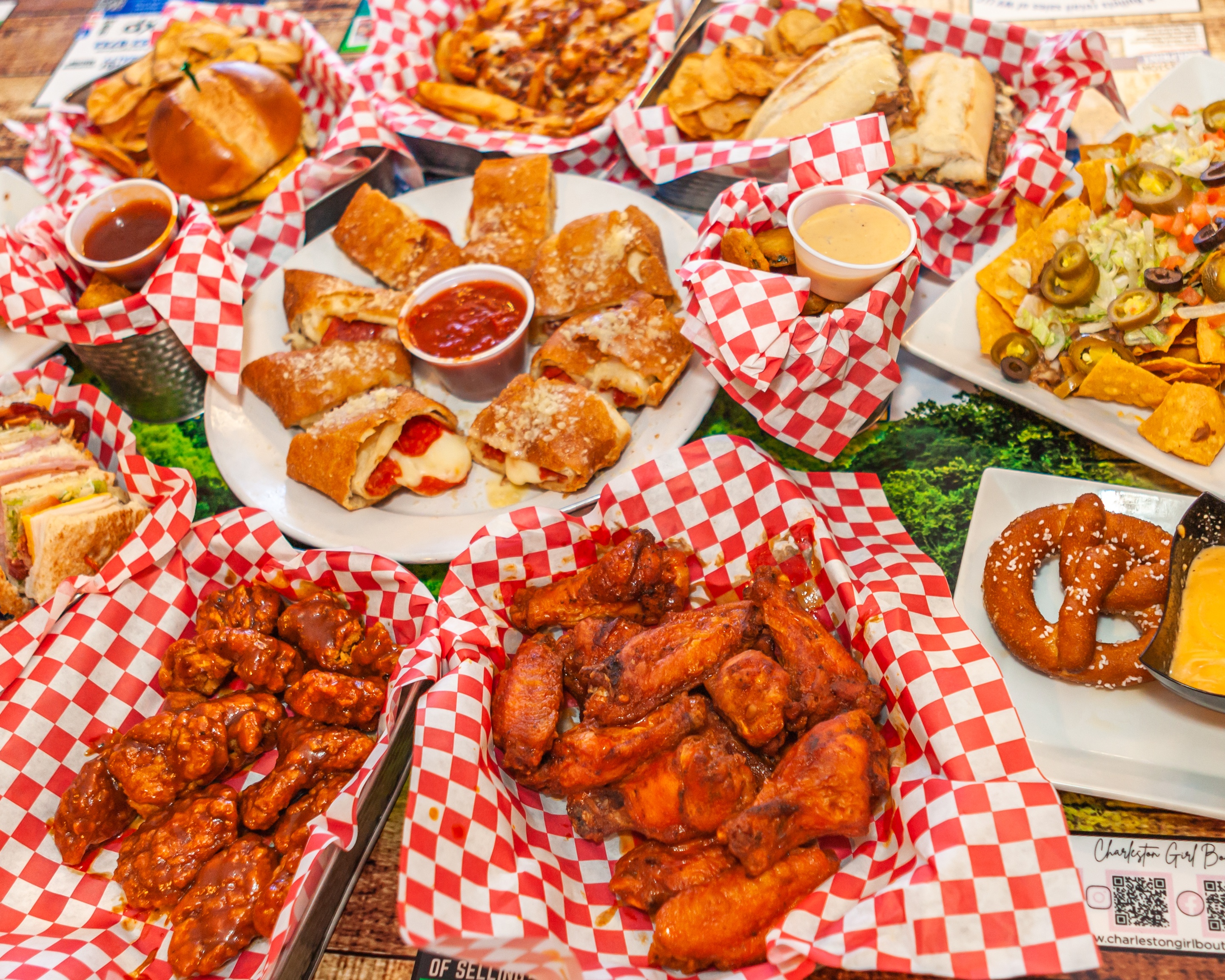 Menus | The Bucket in Dunbar, WV