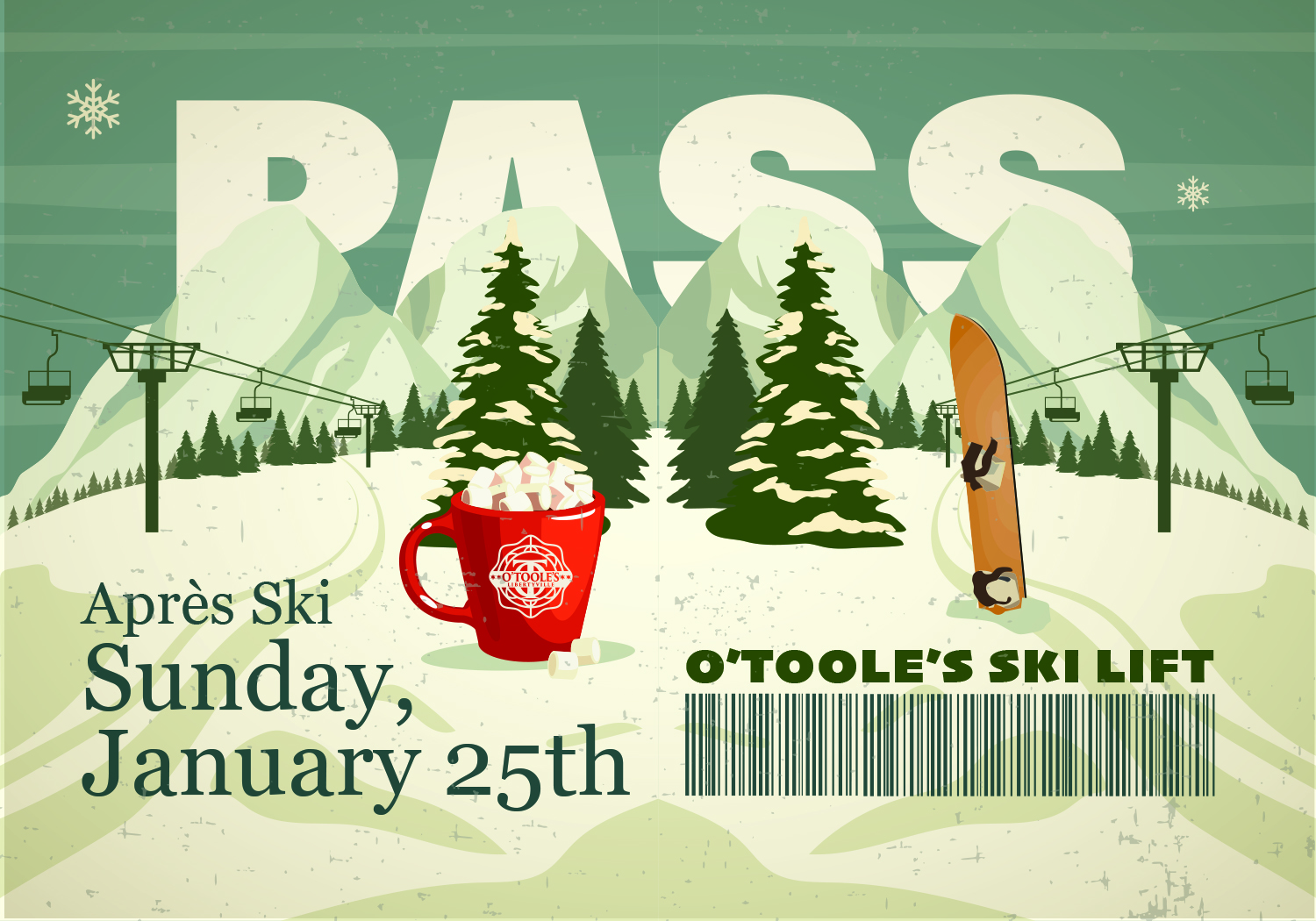 Après Ski Lodge Event 1/25/2025 | Timothy O'Toole's Pub | Bar in IL