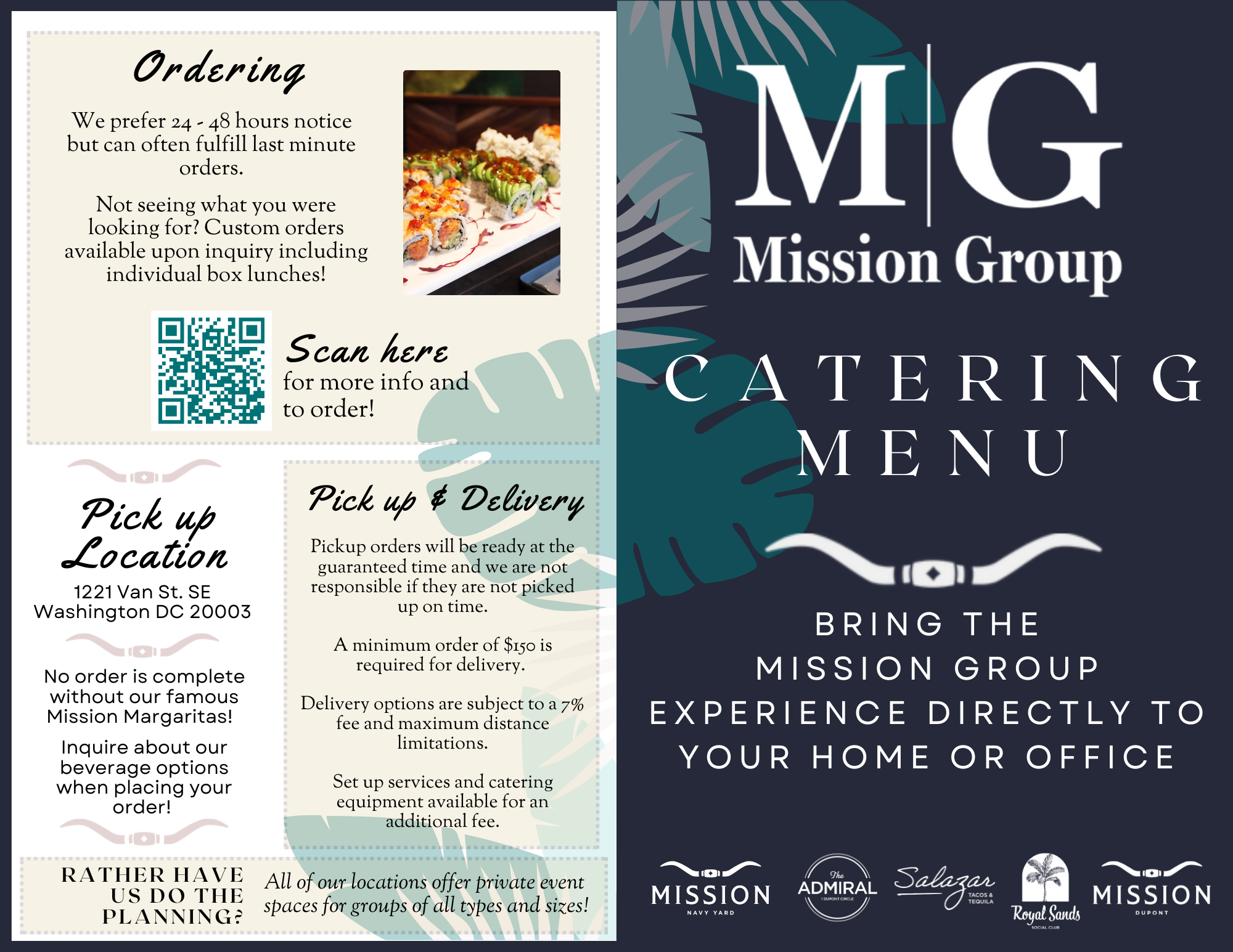 Catering | Mission Group