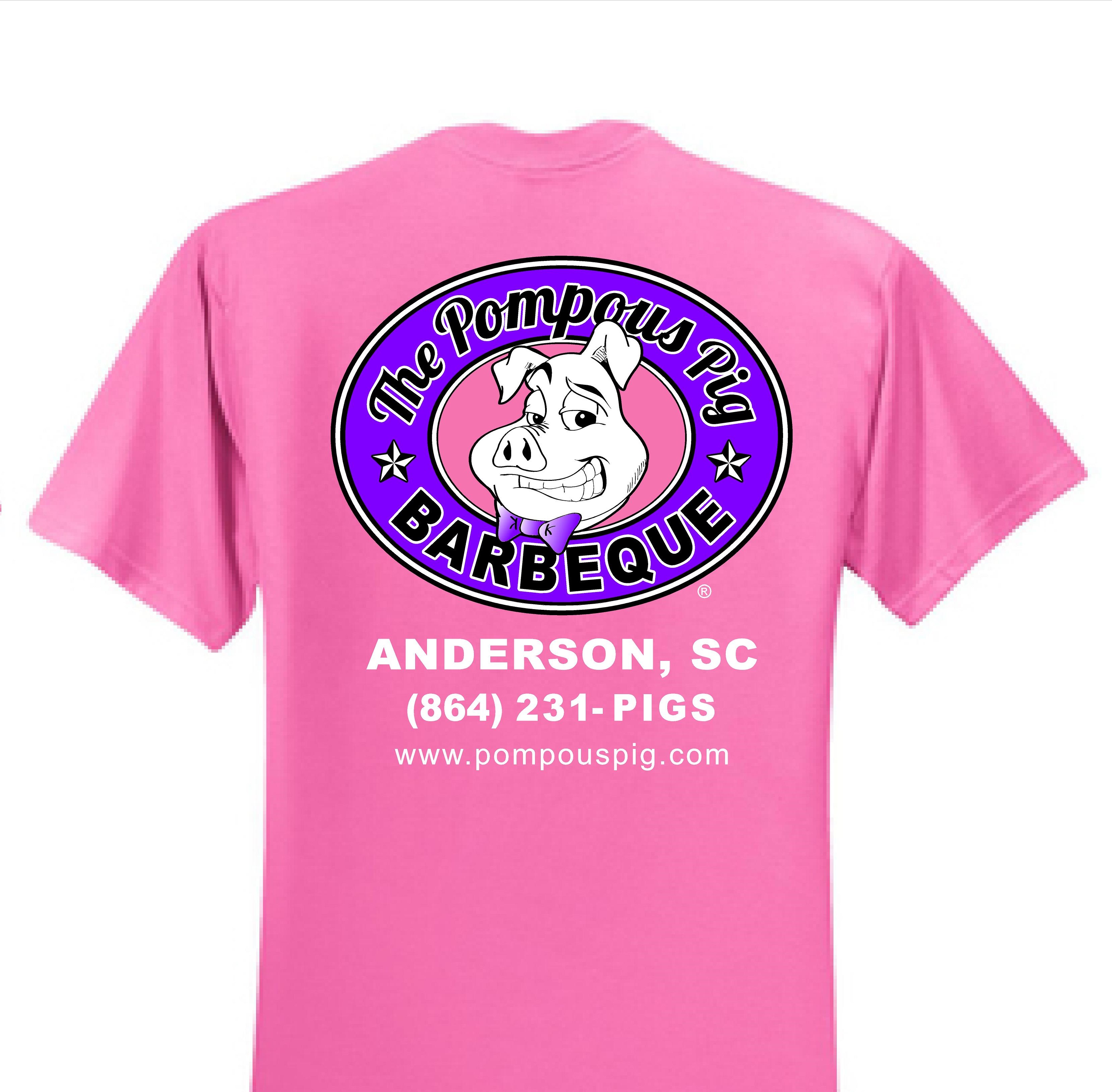Pink T-Shirt | The Pompous Pig