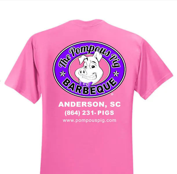 Pink T-Shirt | The Pompous Pig