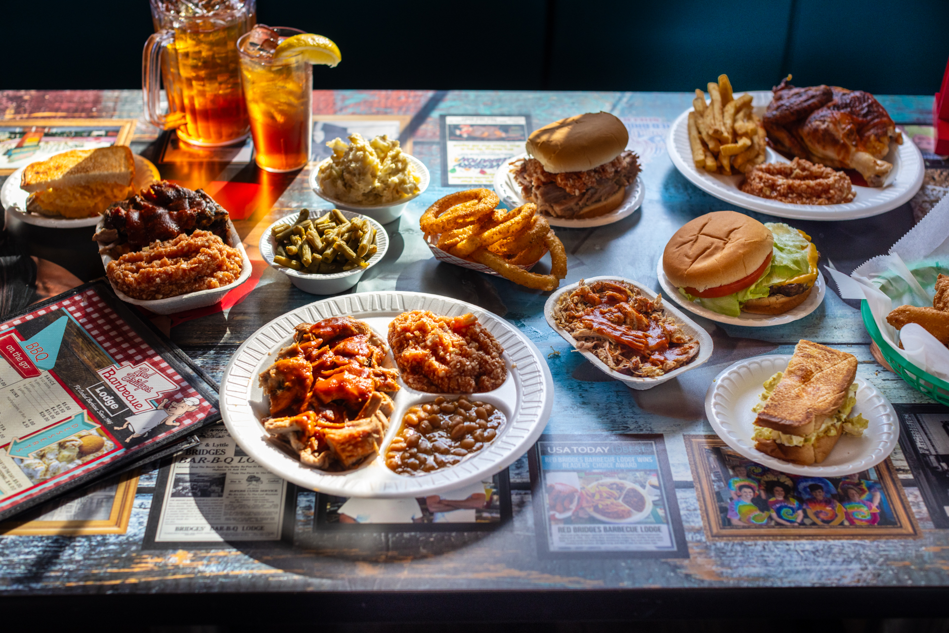 Menus | Bridges BBQ Lodge in Shelby, NC