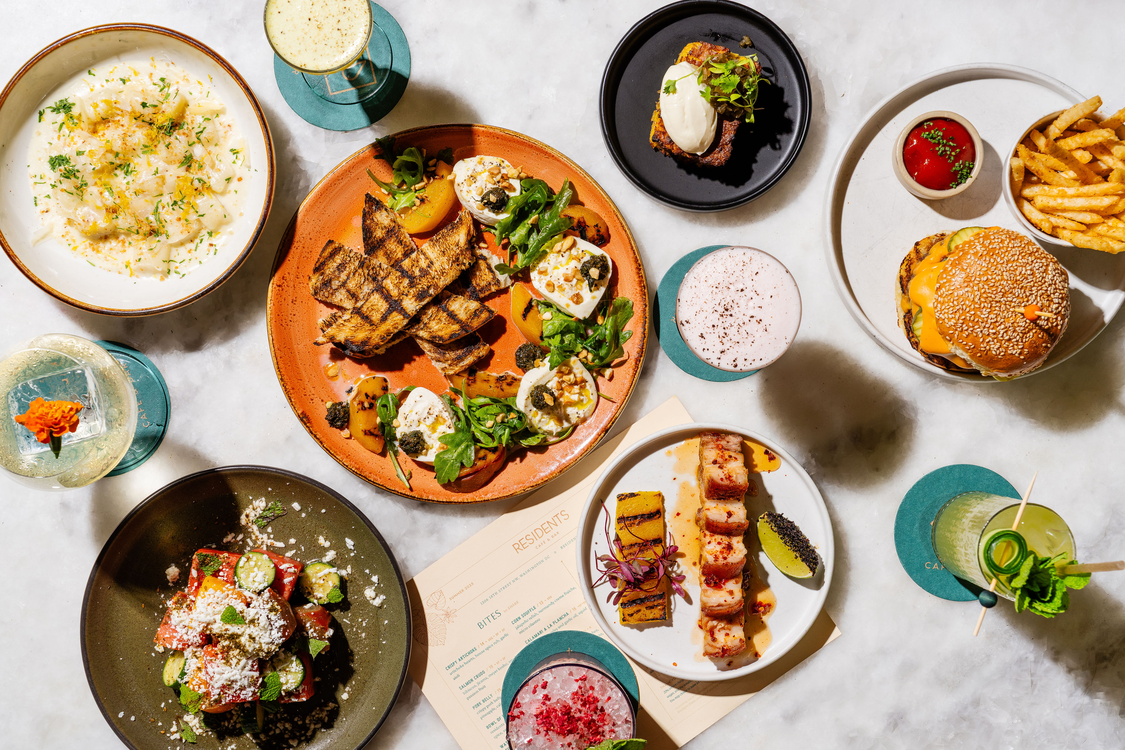 Menus | Residents DC in Washington, DC