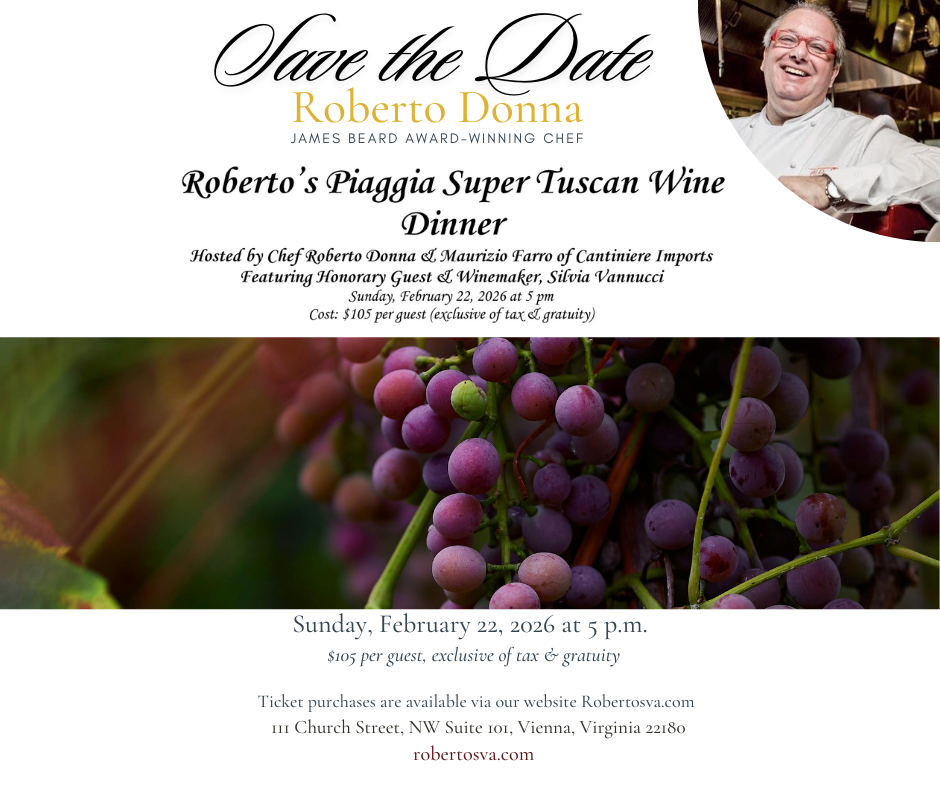 Piaggia Super Tuscan Wine Dinner | Roberto's Ristorante Italiano ...