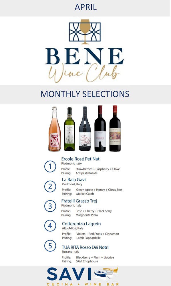 Wine Club | SAVI Cucina + Wine Bar | Upscale Italian Dining in Mount ...