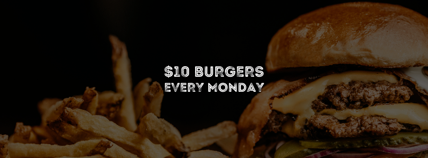 $10 Burger Mondays | Stella Point Grille | Sports Bar in Kensington, MD