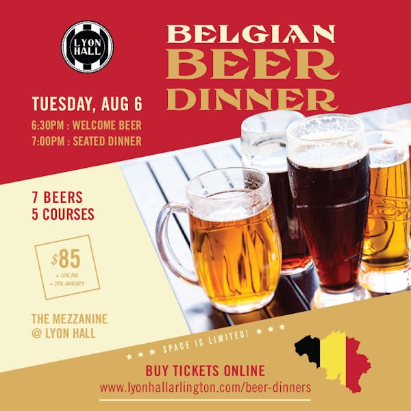 Belgian Beer Dinner | Lyon Hall