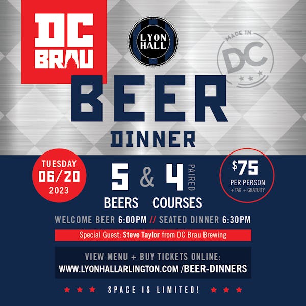DC Brau Beer Dinner | Lyon Hall