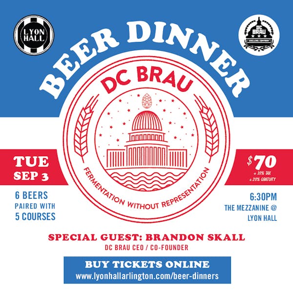 DC Brau Beer Dinner | Lyon Hall
