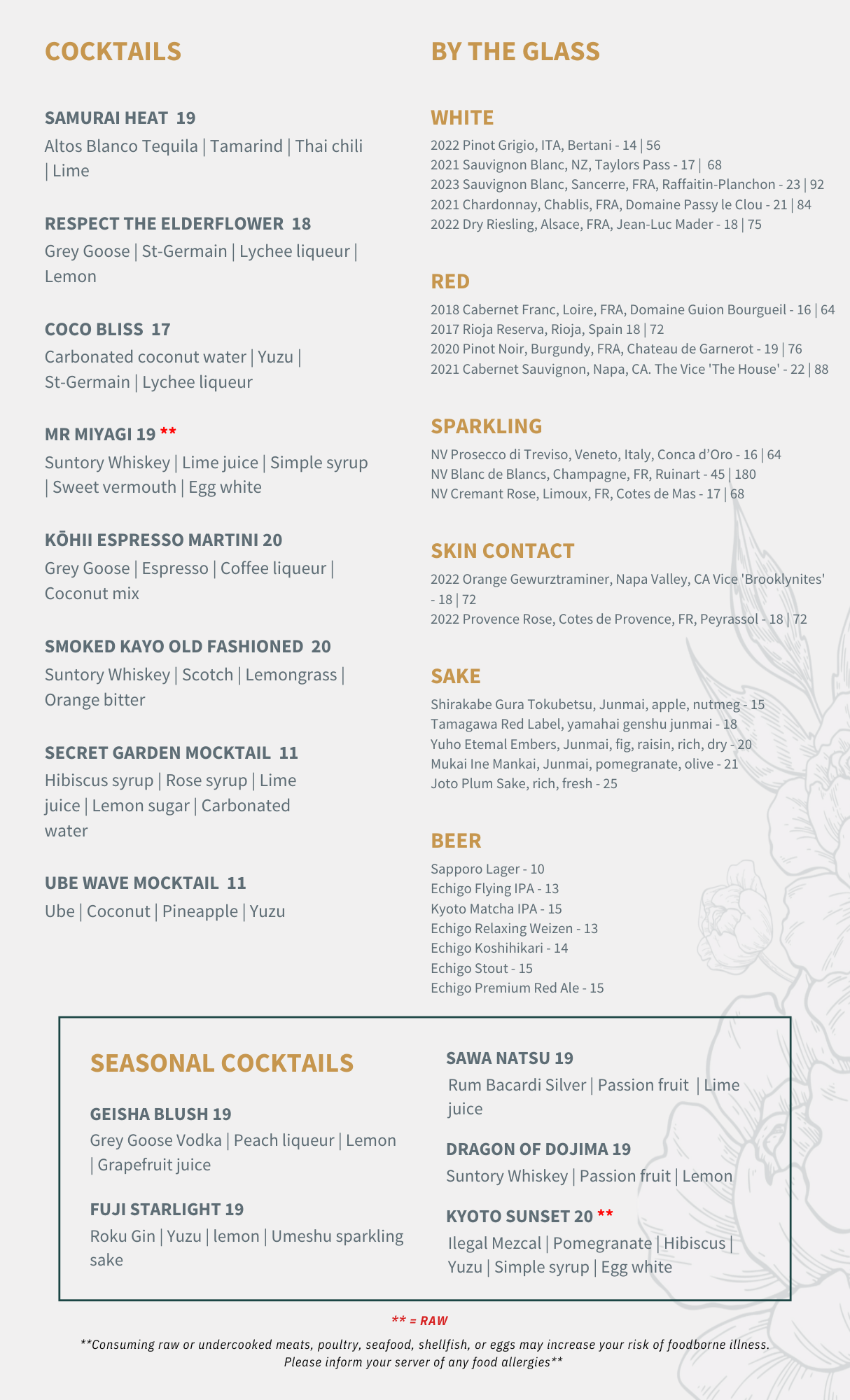 Menu | Kyojin Sushi | Japanese Restaurant in Washington, DC