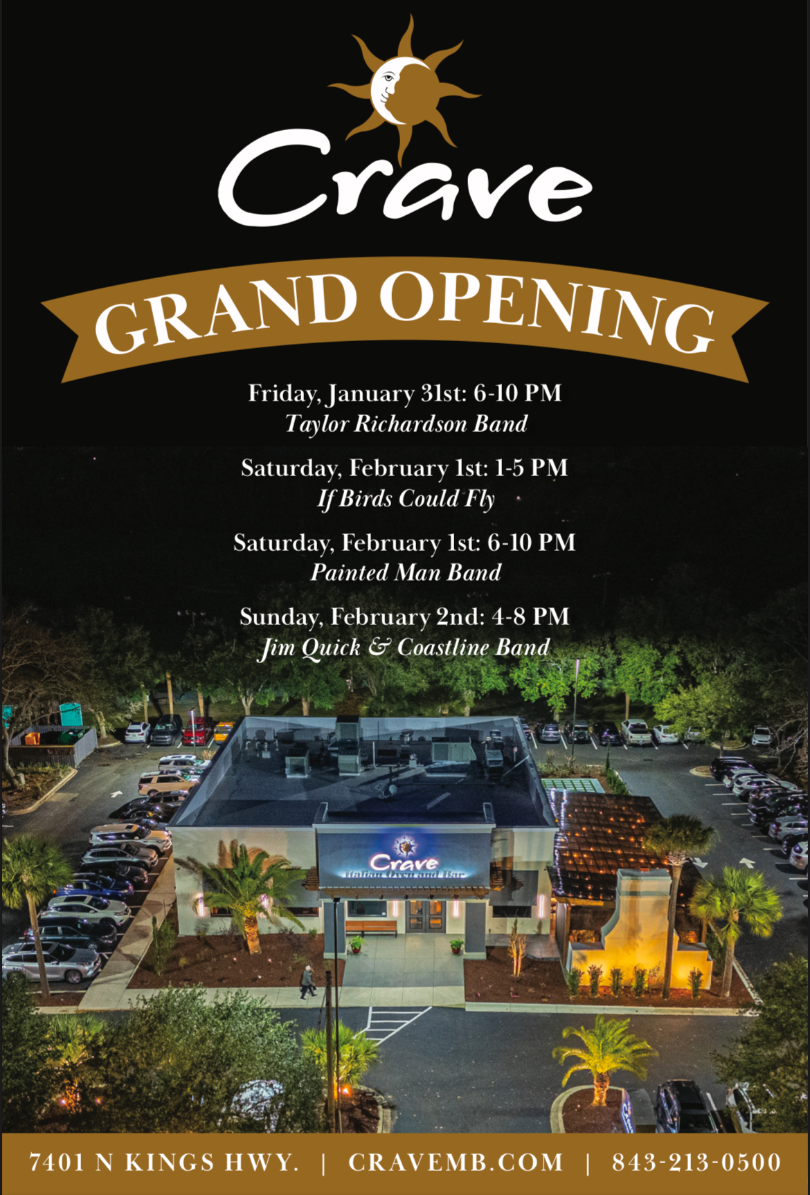 Events | Crave Italian Oven & Bar | Modern Italian Restaurants in ...