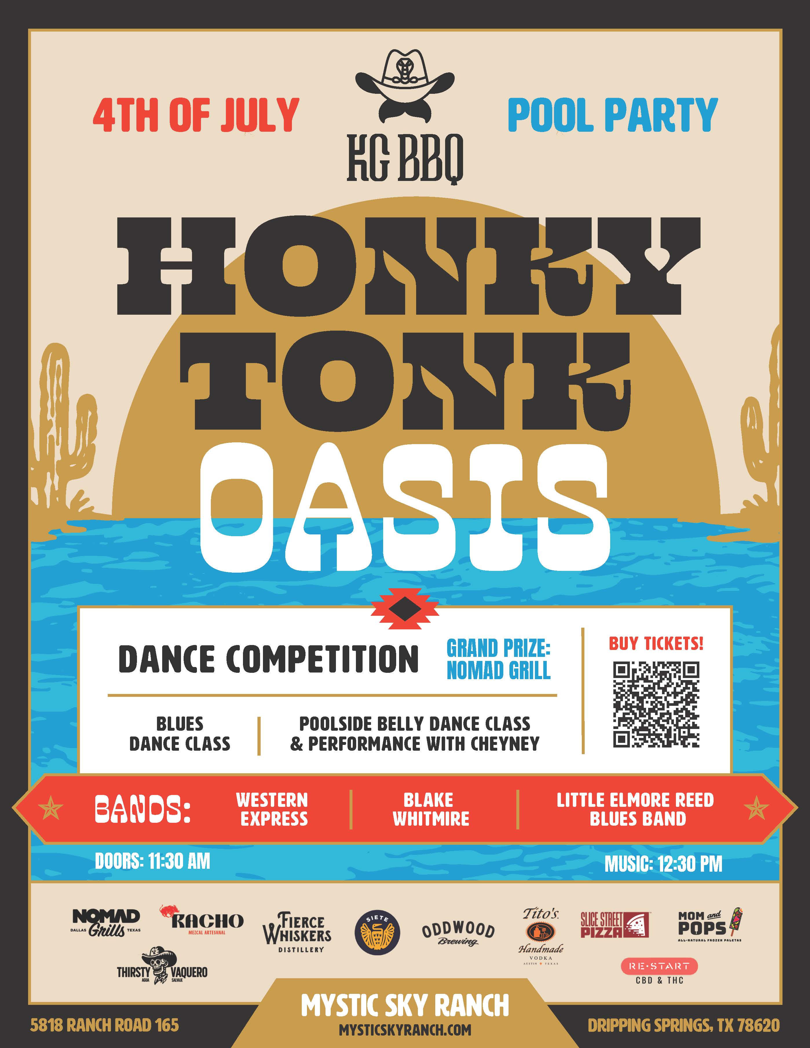 Honky Tonk Oasis 2025 | KG BBQ | Barbecue Restaurant in Austin, TX